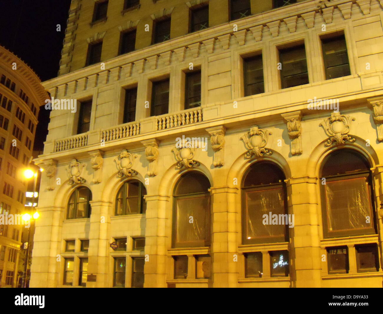 Detail of Union Bank Building Stock Photo - Alamy