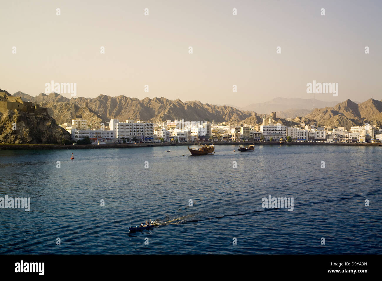 Traditional-style dhows and small fishing boats are frequently seen in ...