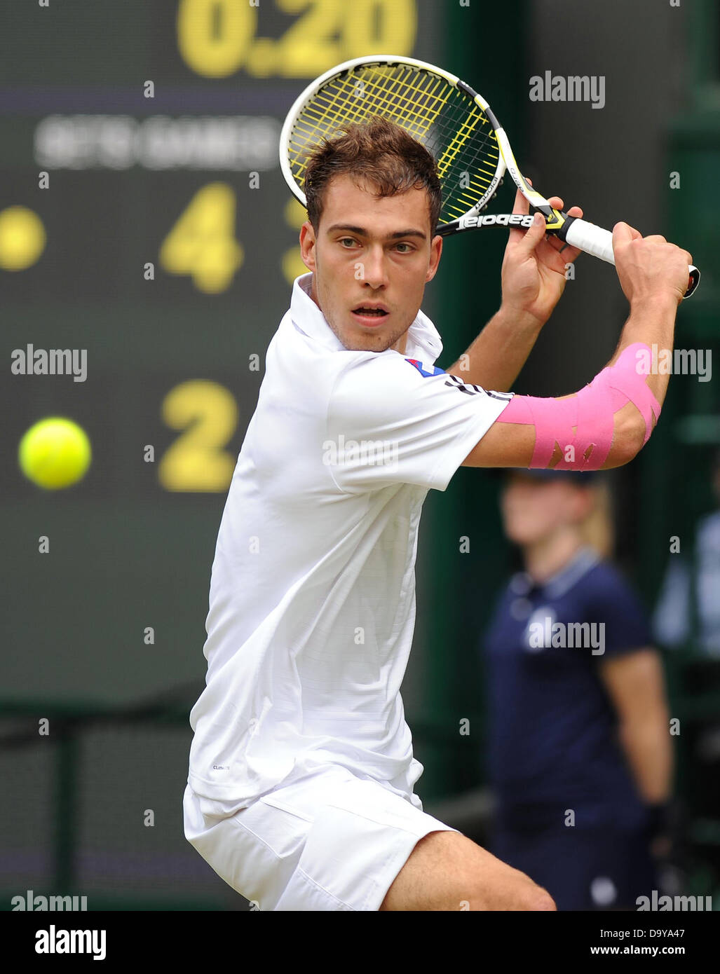 JERZY JANOWICZ POLAND THE ALL ENGLAND TENNIS CLUB WIMBLEDON LONDON ...