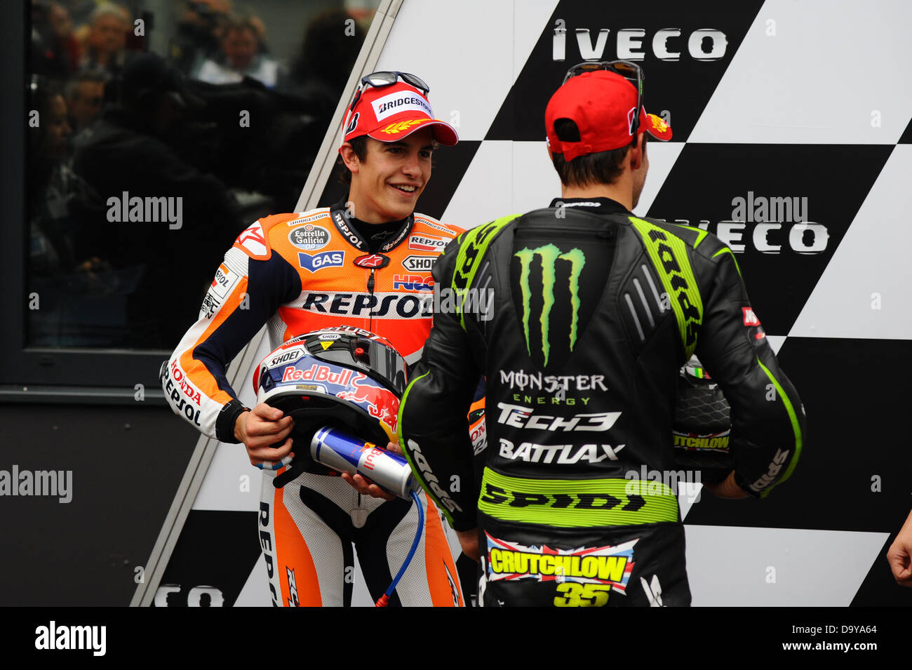 Assen, Netherlands. 28th June 2013.Marc Marquez (Repsol Honda Team)and ...