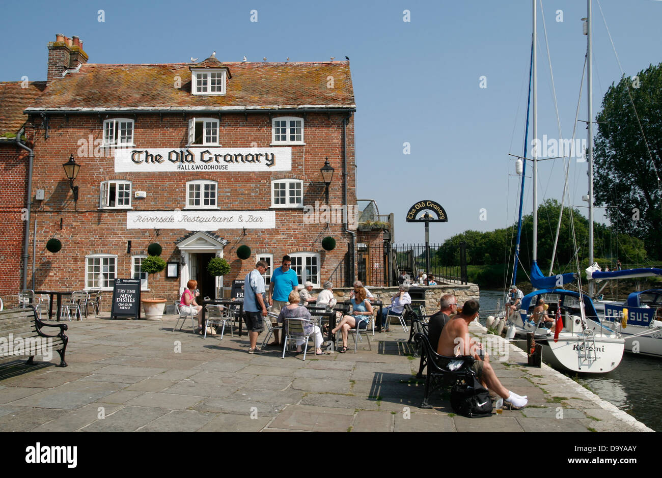 The Quay Wareham Dorset England UK Stock Photo - Alamy