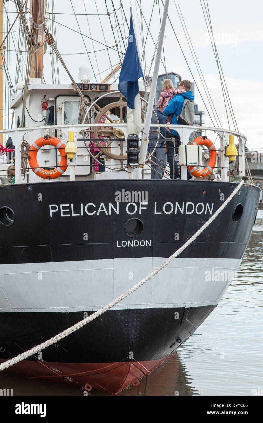 Pelican of london tall ship hi-res stock photography and images - Alamy