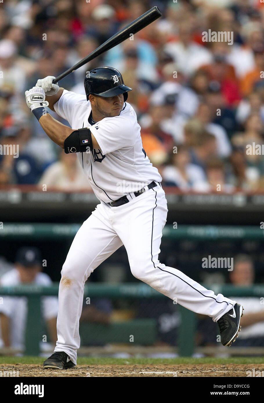 Detroit, Michigan, USA. 26th June 2013. Detroit Tigers shortstop Jhonny ...