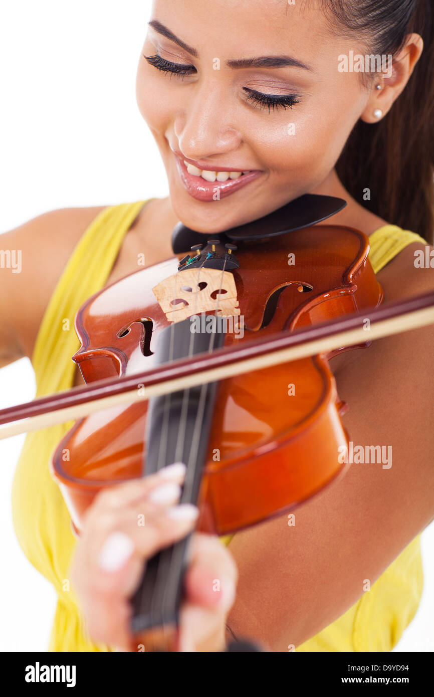 Beautiful young woman playing violin hi-res stock photography and ...