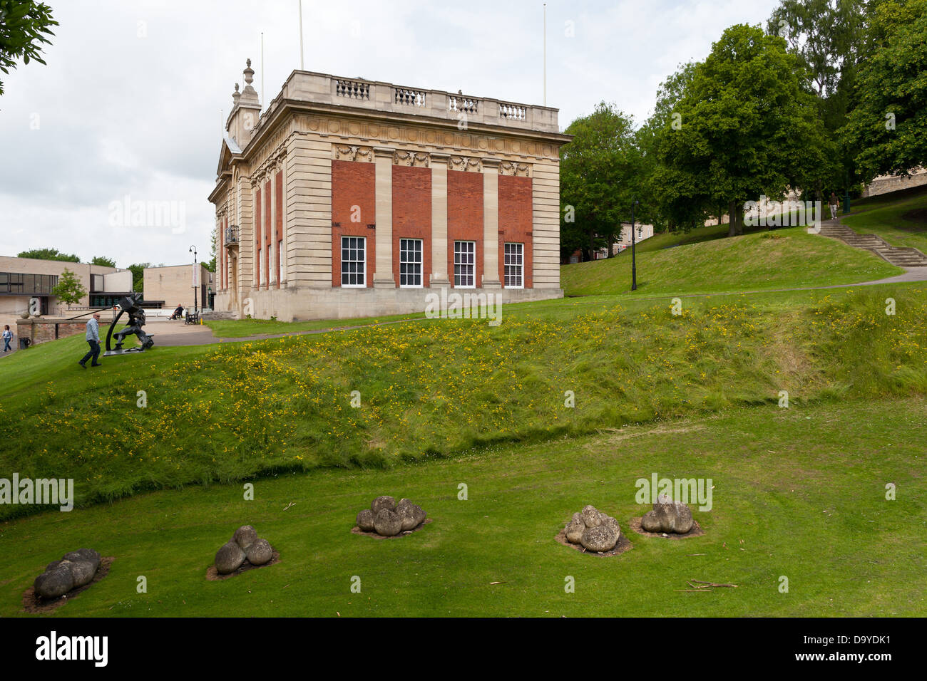 Lincoln - Usher gallery museum and Temple gardens; Lincoln ...