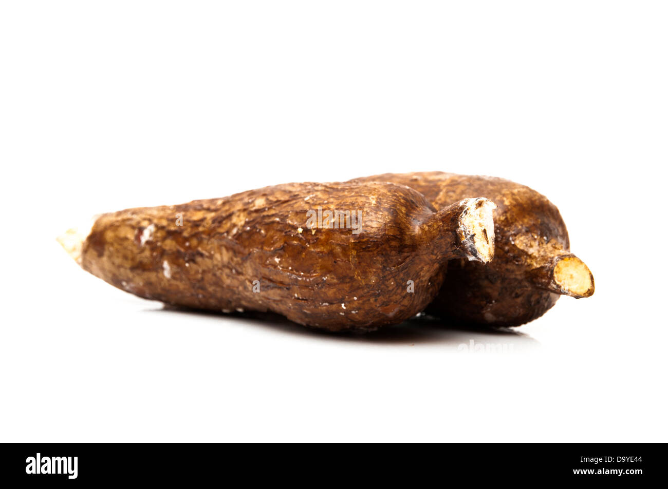 potato yuca Peru on a white background Stock Photo - Alamy