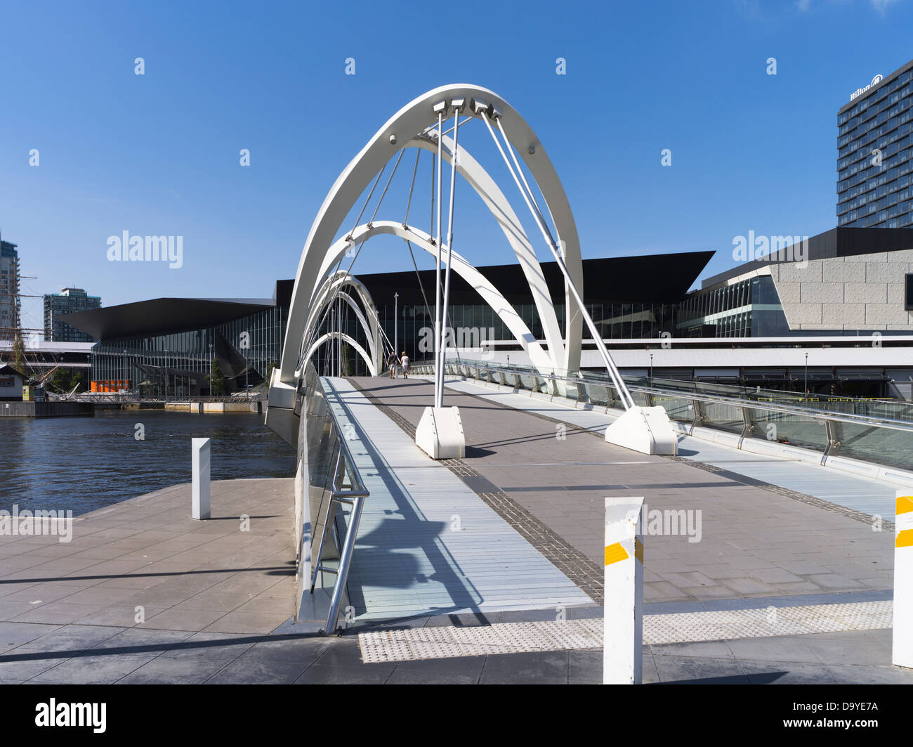 dh Seafarers bridge MELBOURNE AUSTRALIA Pedestrian bridge over Yarra ...