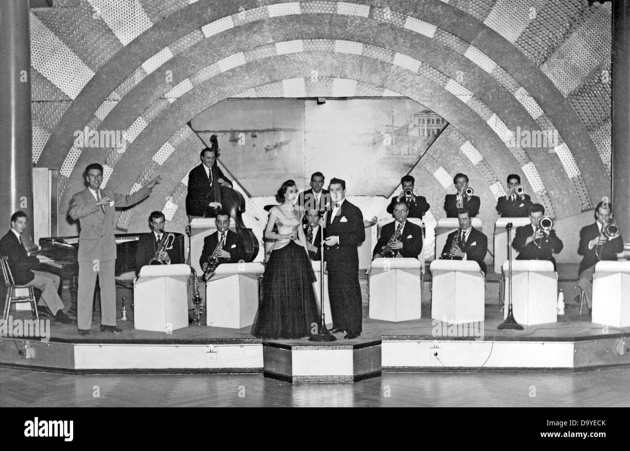 Uk dance band Black and White Stock Photos & Images - Alamy