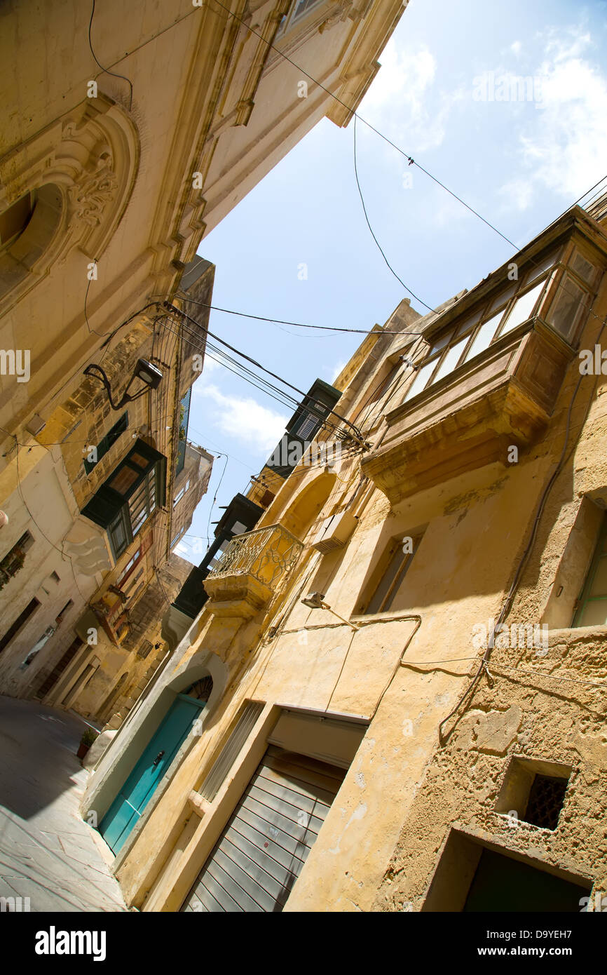 Street in Ir-Rabat / Rabat in Malta, southern Europe Stock Photo - Alamy