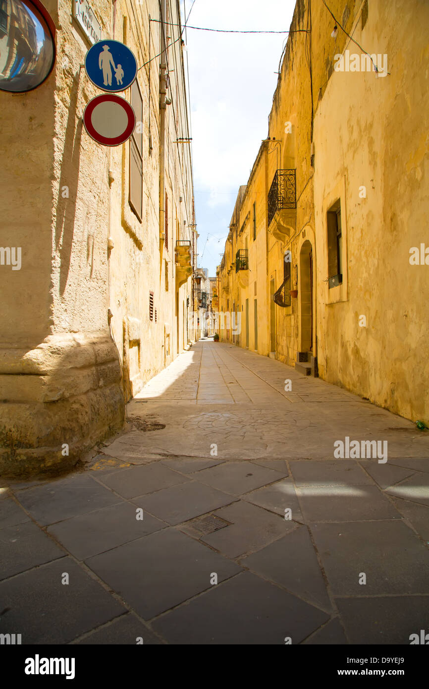 Street in Ir-Rabat / Rabat in Malta, southern Europe Stock Photo - Alamy