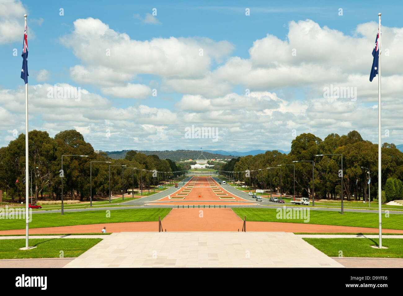 Anzac Parade, War Memorial, Canberra, ACT, Australia Stock Photo - Alamy