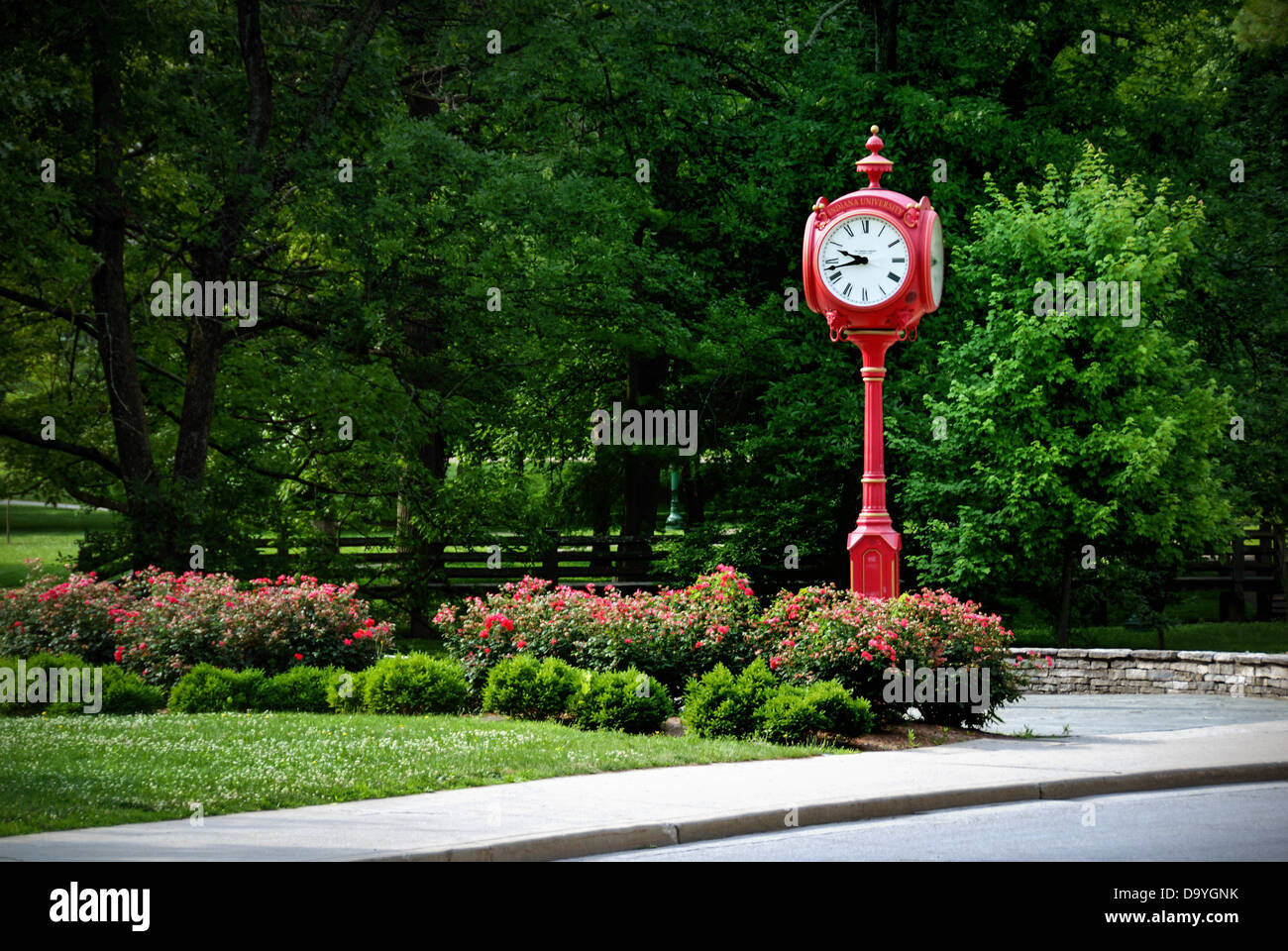 Street Clock - Indiana University, Bloomington, Indiana Stock Photo - Alamy