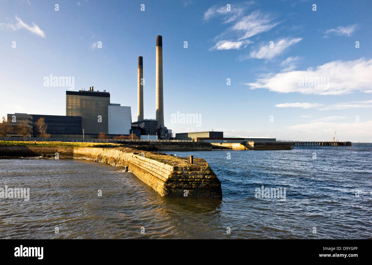 Cockenzie Power Station at Firth of Forth, East Lothian, Scotland Stock ...