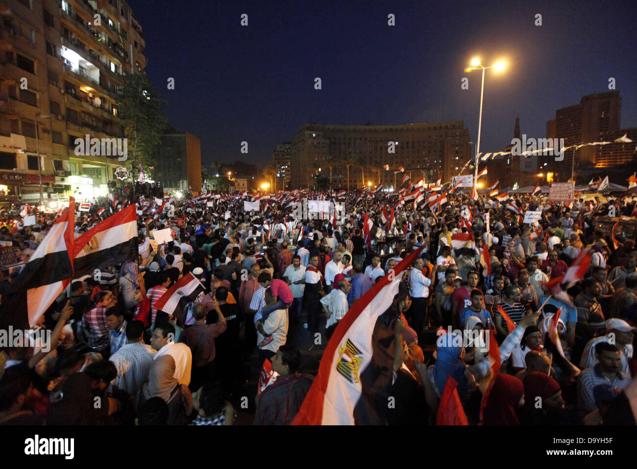 Cairo, Cairo, Egypt. 28th June, 2013. Egyptian protesters gather at ...