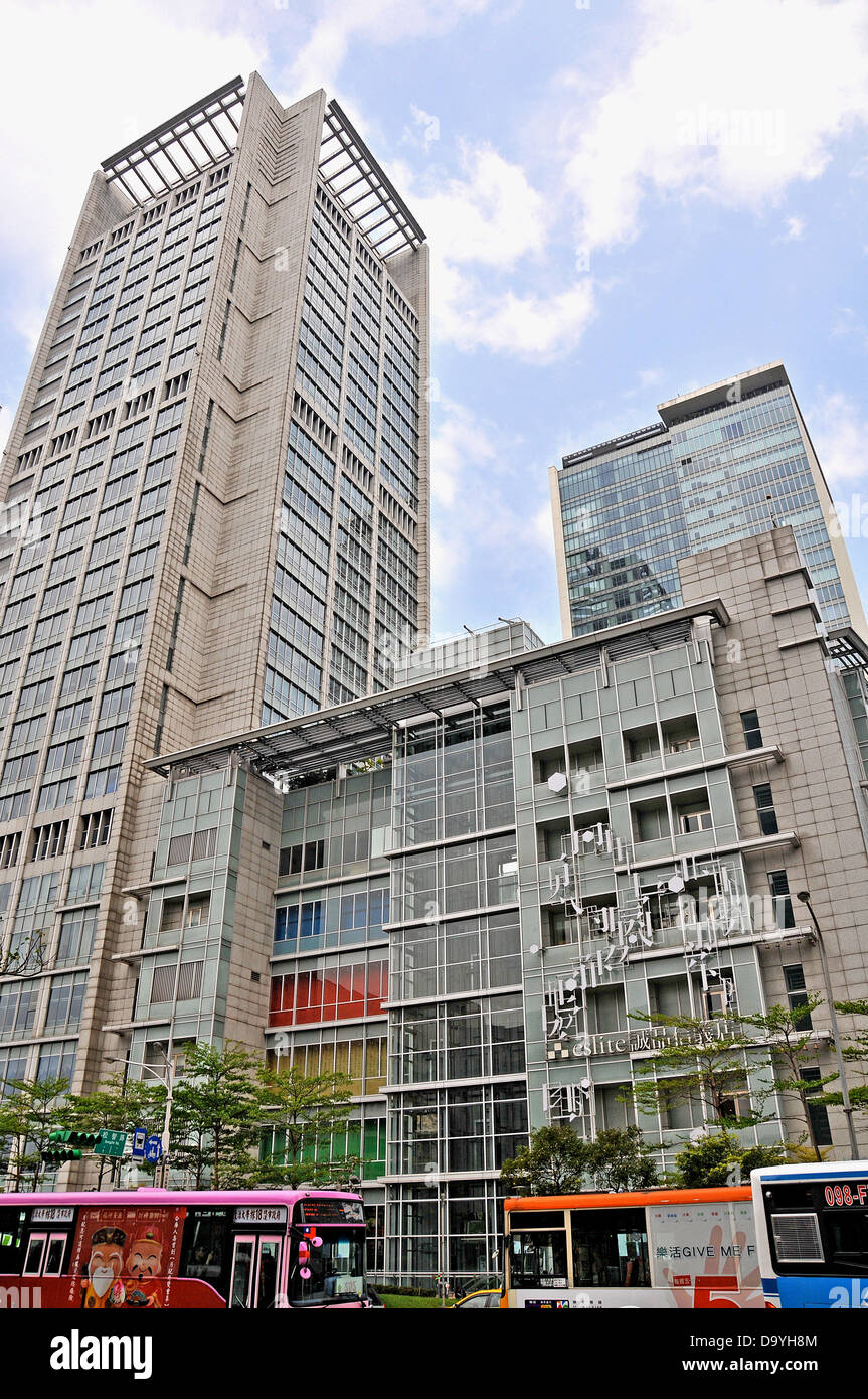 modern buildings Taipei Taiwan Stock Photo - Alamy
