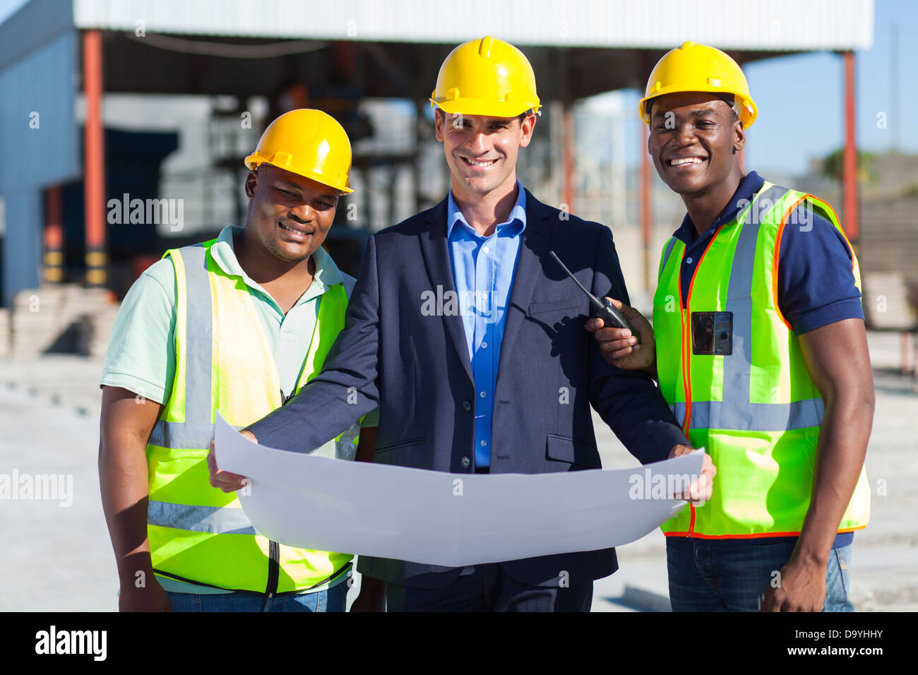 Construction site team architect builder hi-res stock photography and ...
