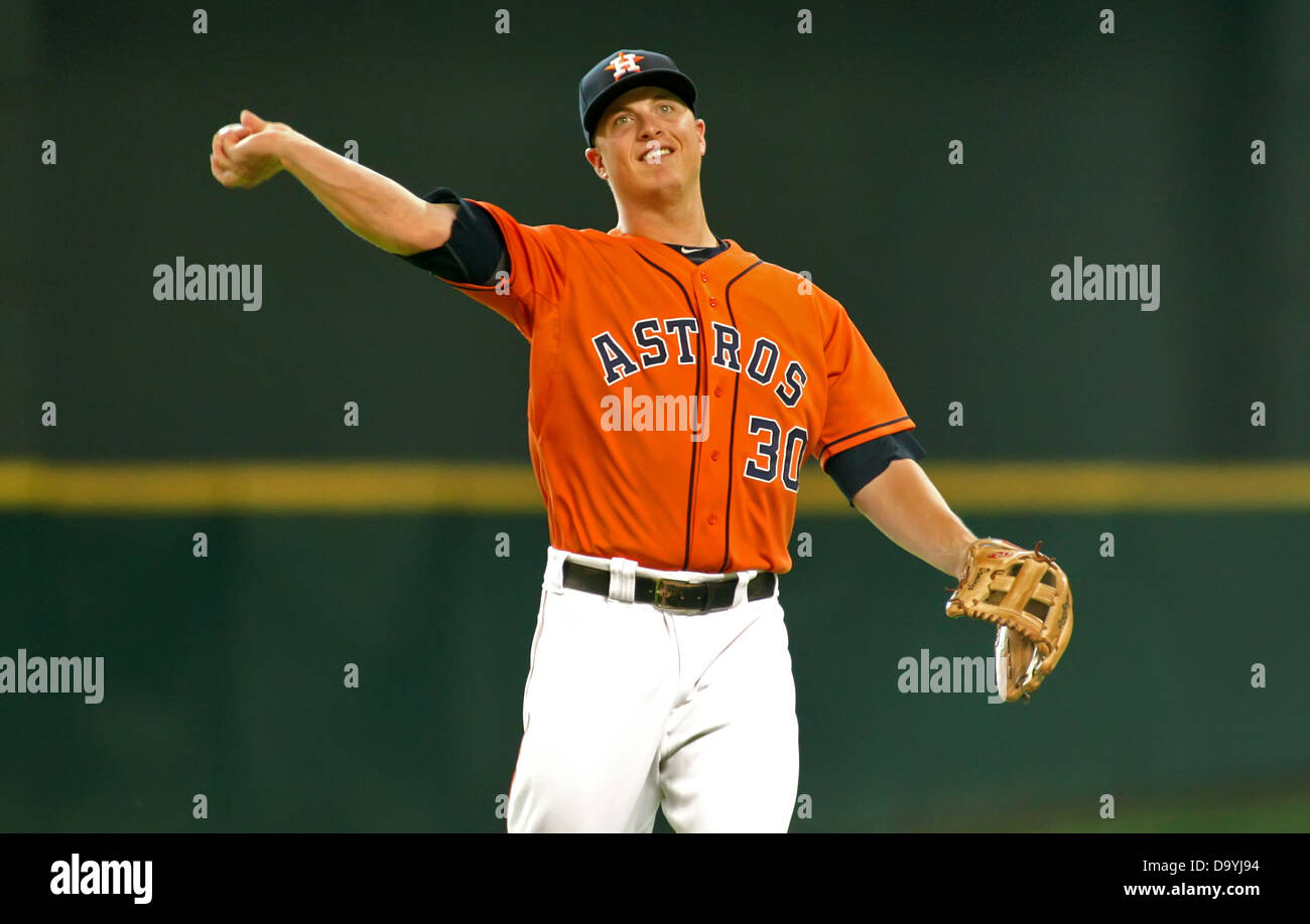 Houston, Texas, USA. 28th June 2013. Houston Astros infielder Matt ...