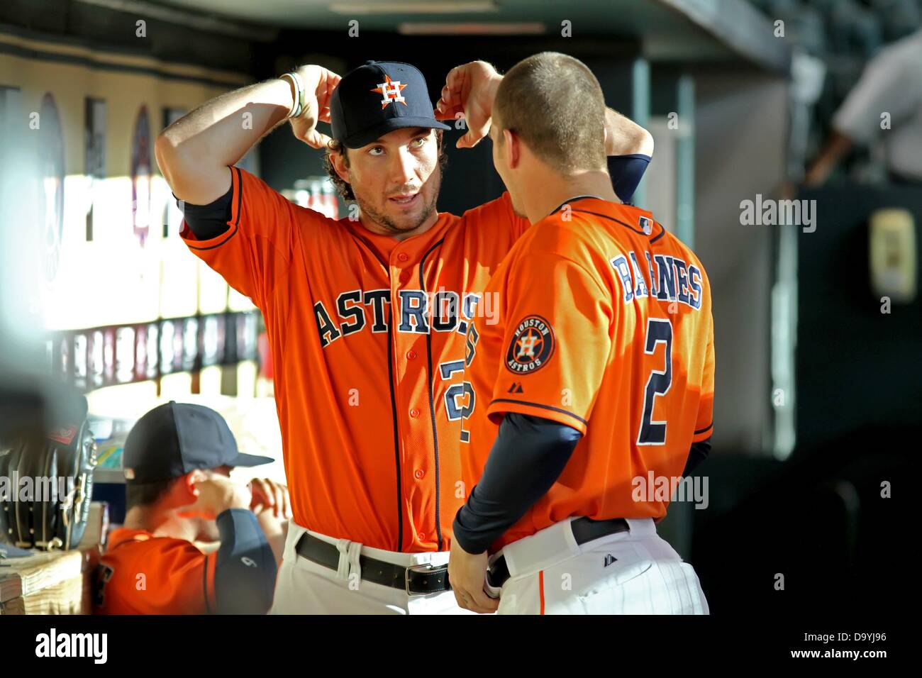 Houston, Texas, USA. 28th June 2013. Houston Astros infielder Brett ...