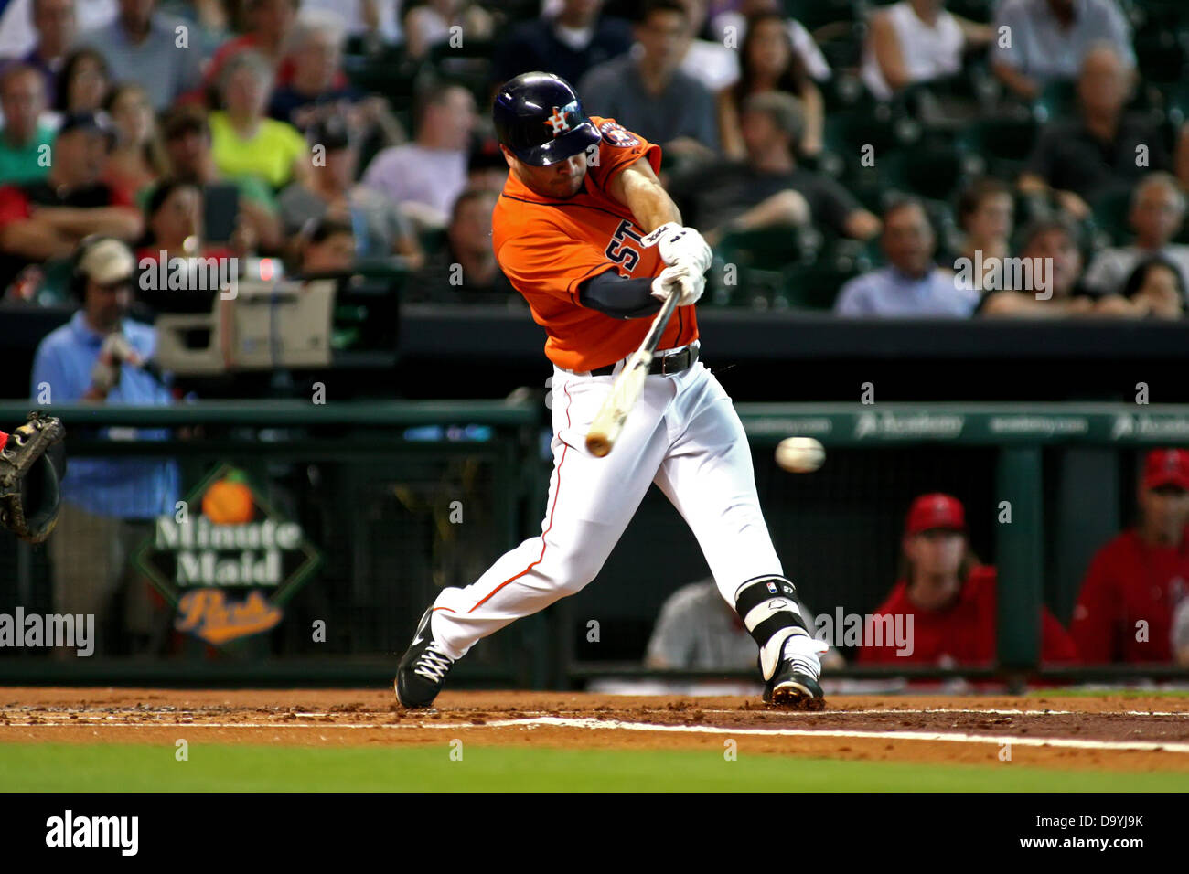 Houston, Texas, USA. 28th June 2013. Houston Astros infielder Jose ...
