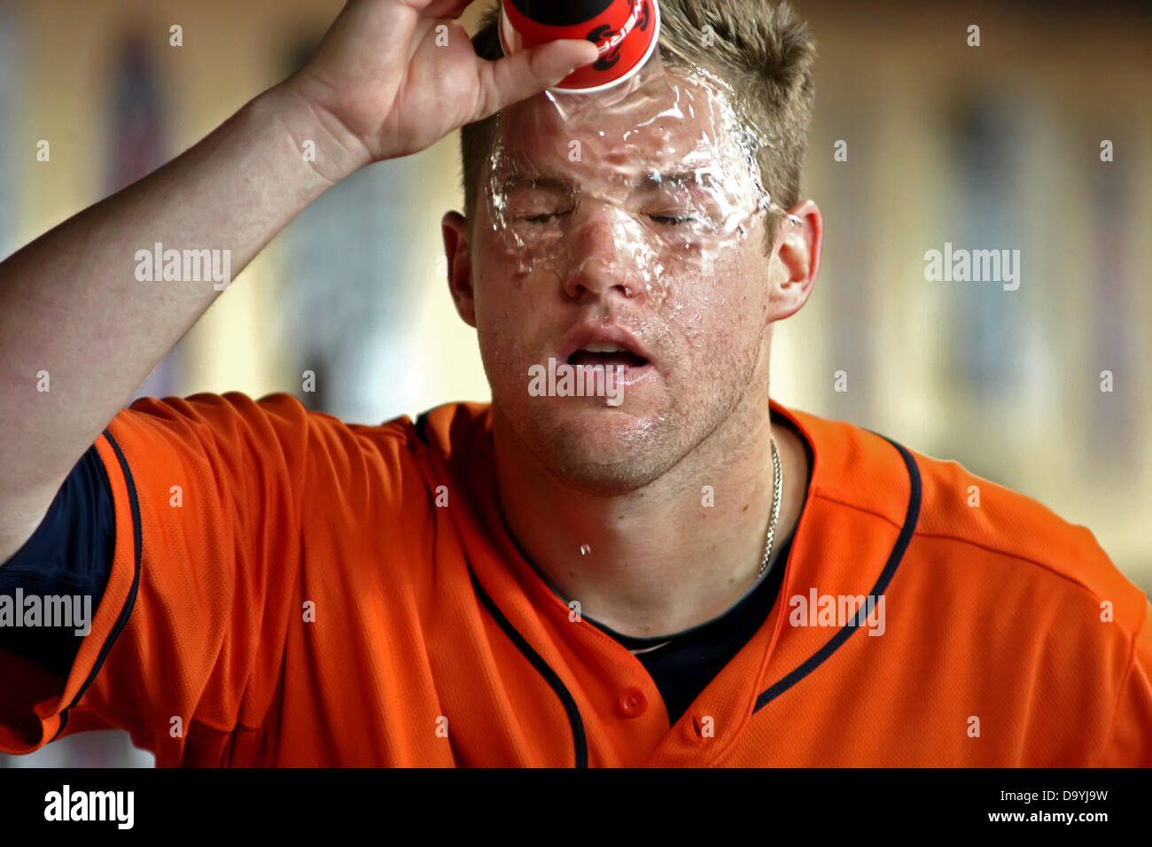 Houston, Texas, USA. 28th June 2013. Houston Astros pitcher Bud Norris ...