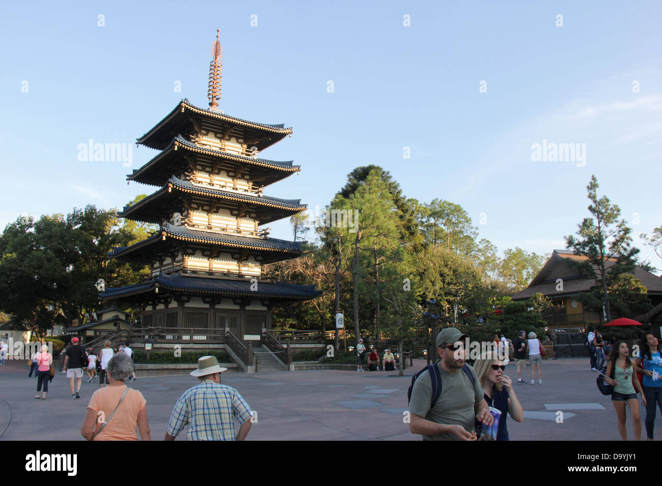 Japan pavilion at Epcot Center, Orlando, Florida. FOR EDITORIAL USE ...
