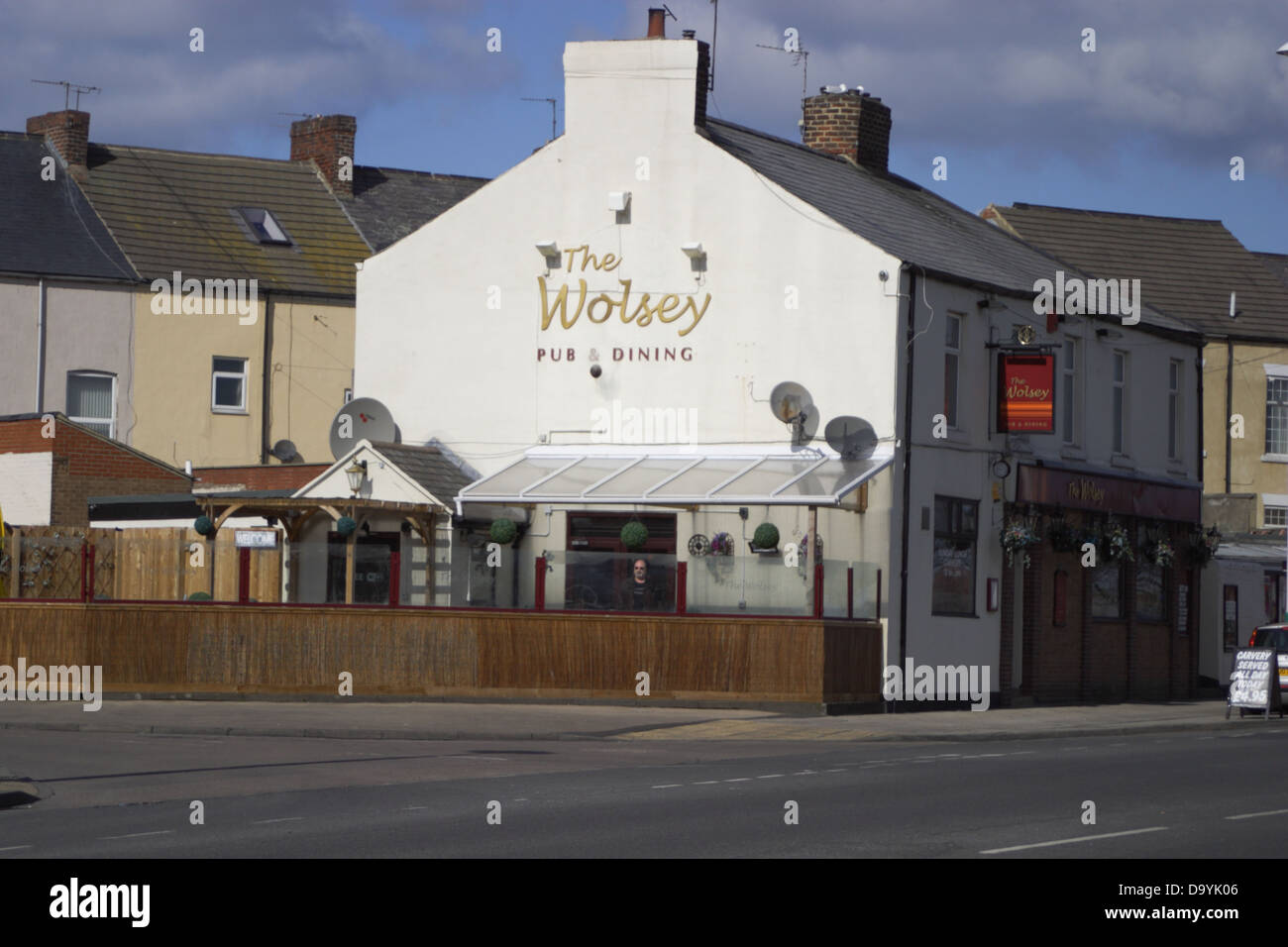 The Wolsey, Pub and Dining. A public house near Roker, Sunderland Stock ...