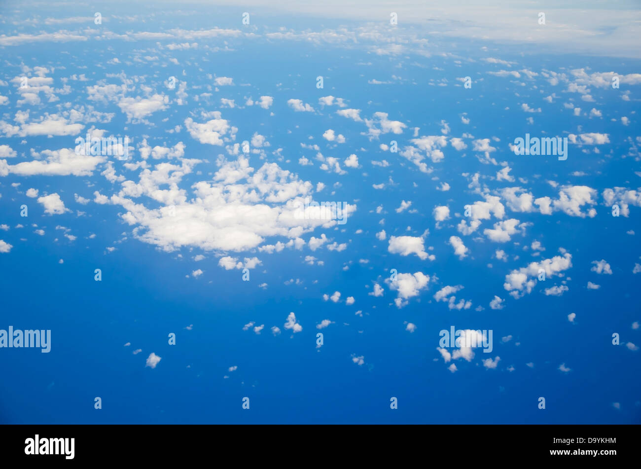 This is the view from an airplane on Clouds from above at 30000 feet ...