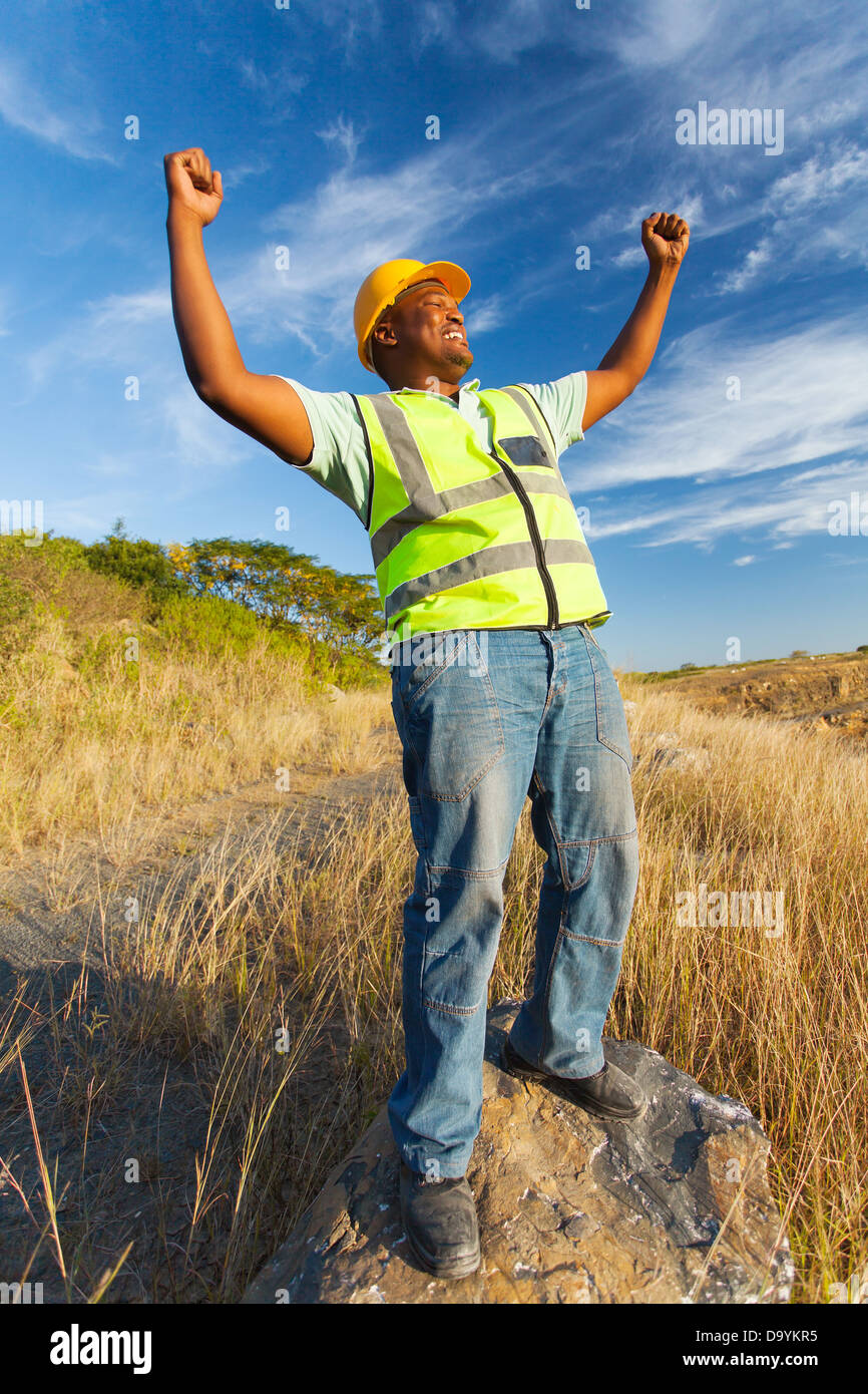 American construction worker hi-res stock photography and images - Alamy