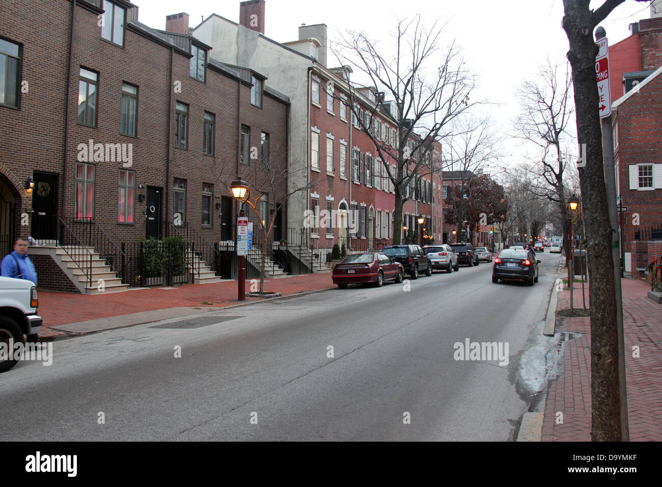 Colonial architectural elements at Philadelphia, Pennsylvania Stock ...