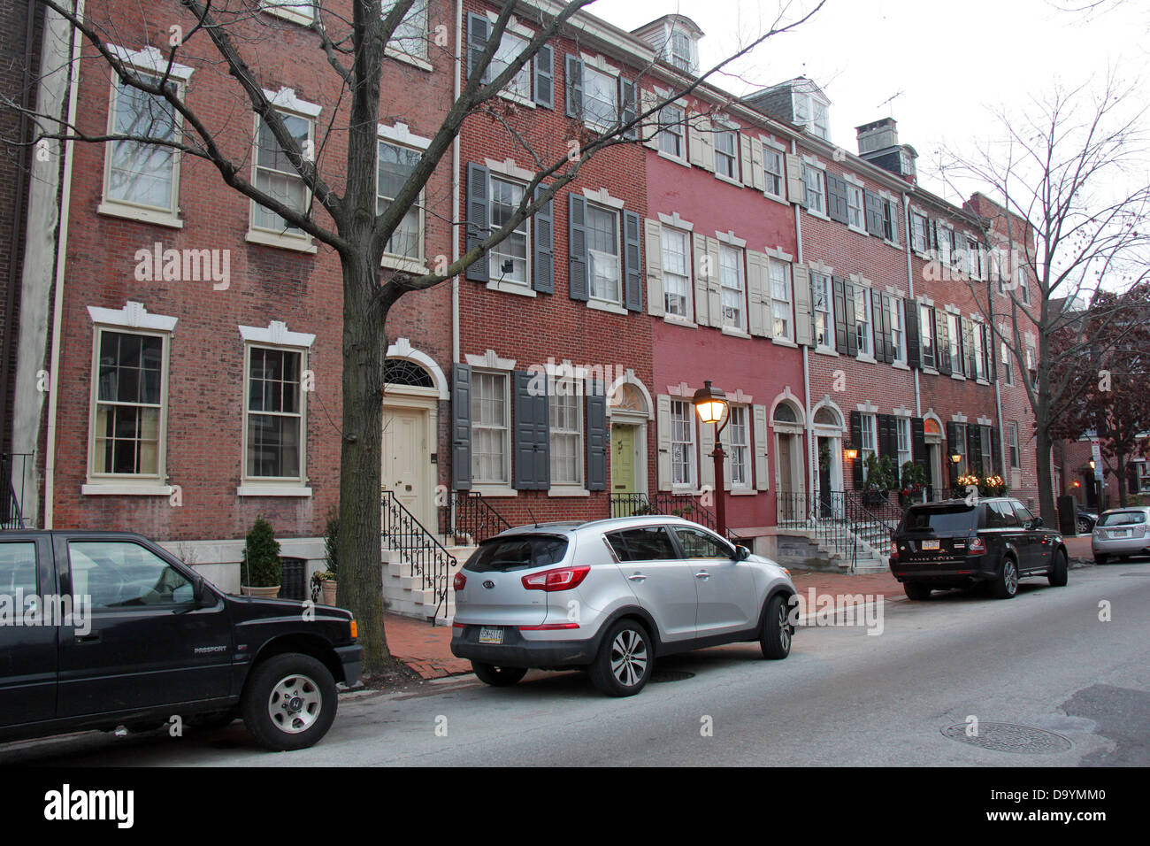 Colonial architectural elements at Philadelphia, Pennsylvania Stock ...