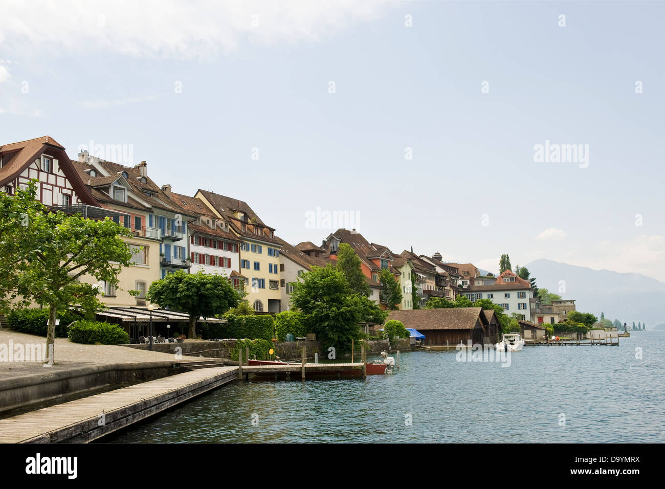 Switzerland, Canton Zug, Zug, Zug lake, landscape Stock Photo - Alamy