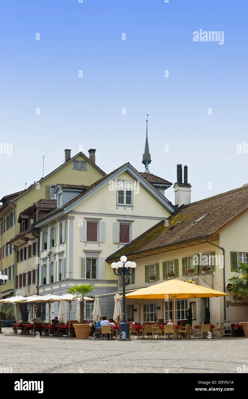 Switzerland, Canton Zug, Zug, town square Stock Photo - Alamy