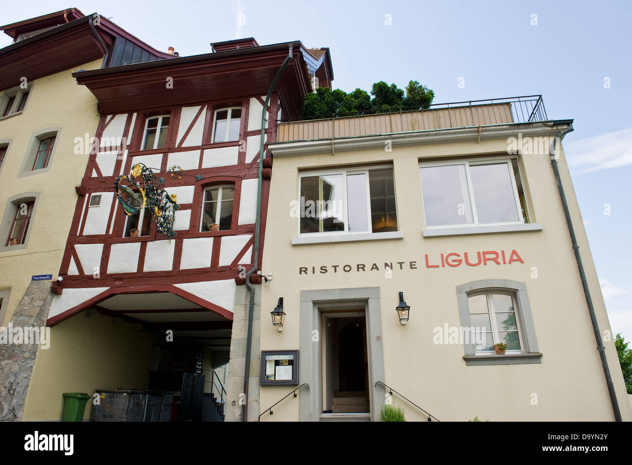 Switzerland, Canton Zug, Zug, Liguria restaurant Stock Photo - Alamy