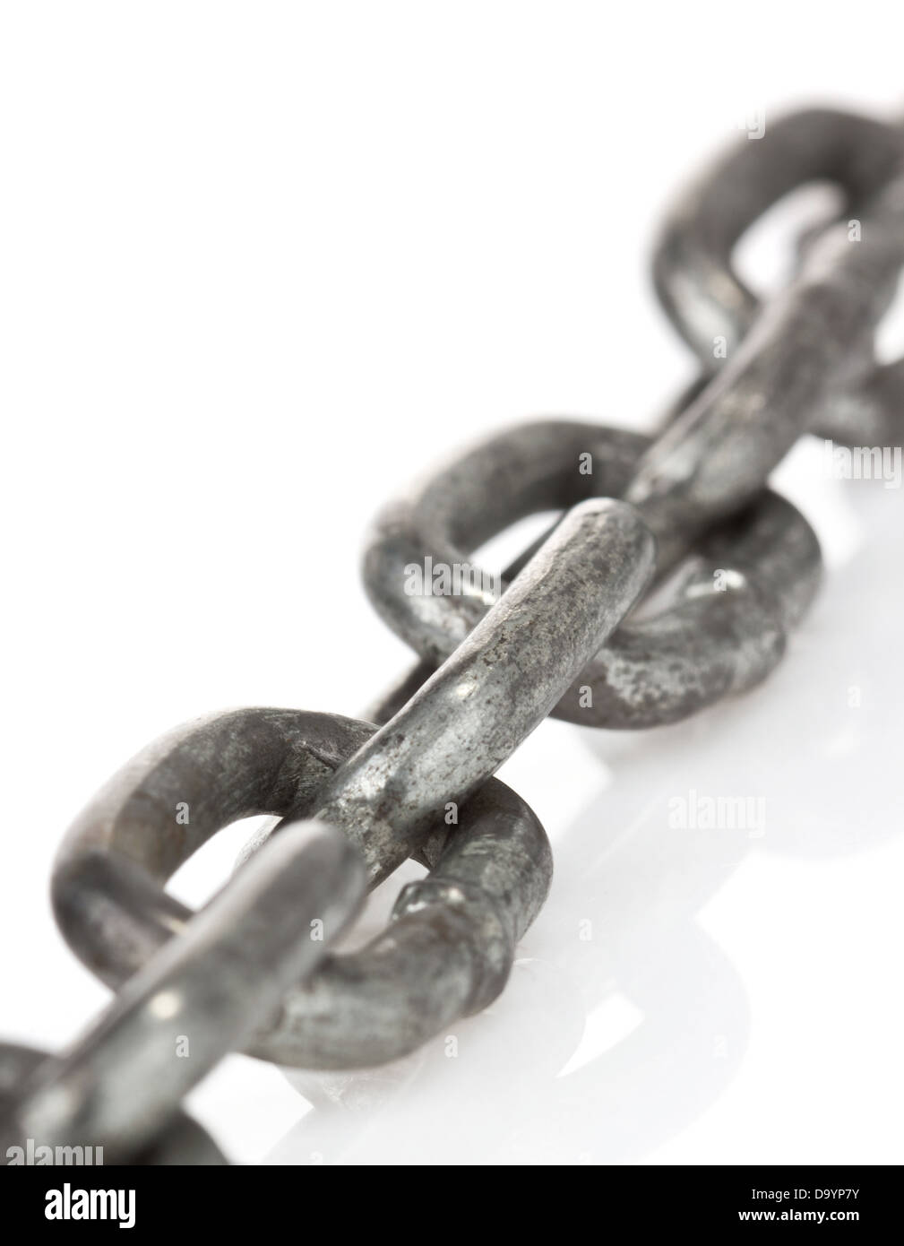 metal chain isolated on white background Stock Photo - Alamy