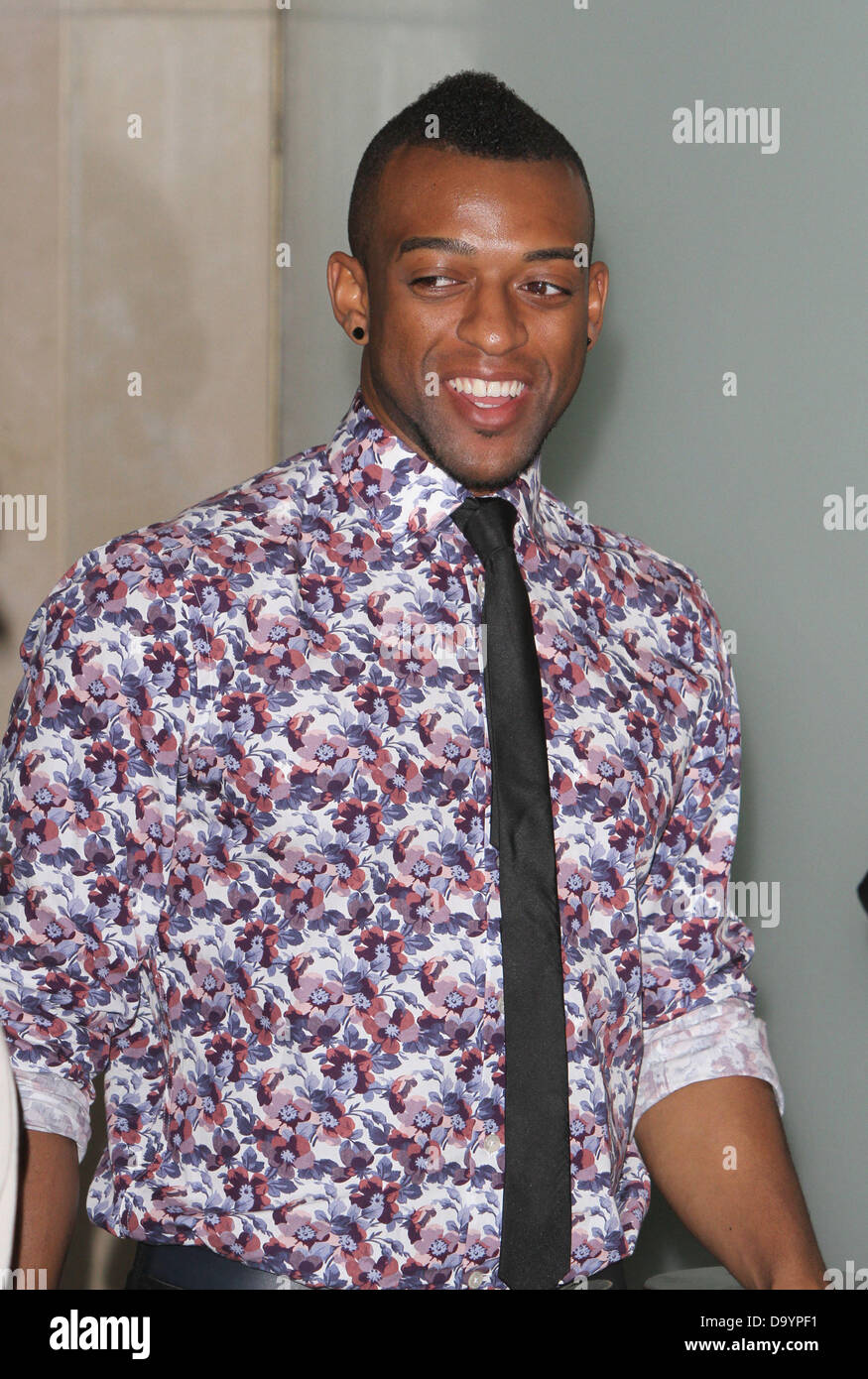 London, UK. 28th June 2013. JLS member Oritse Williams at the Nordoff ...