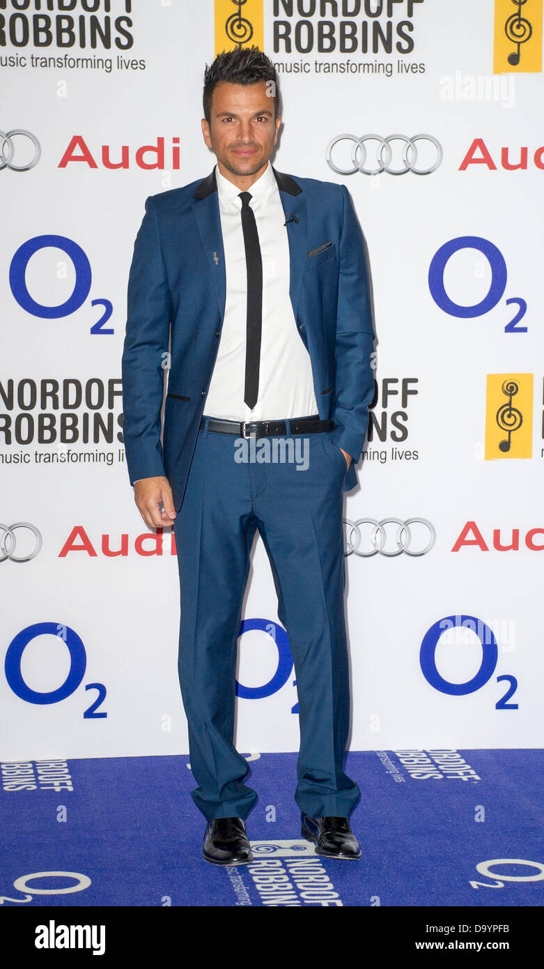 London, UK. 28th June 2013. Peter Andre at the Nordoff Robbins Silver ...