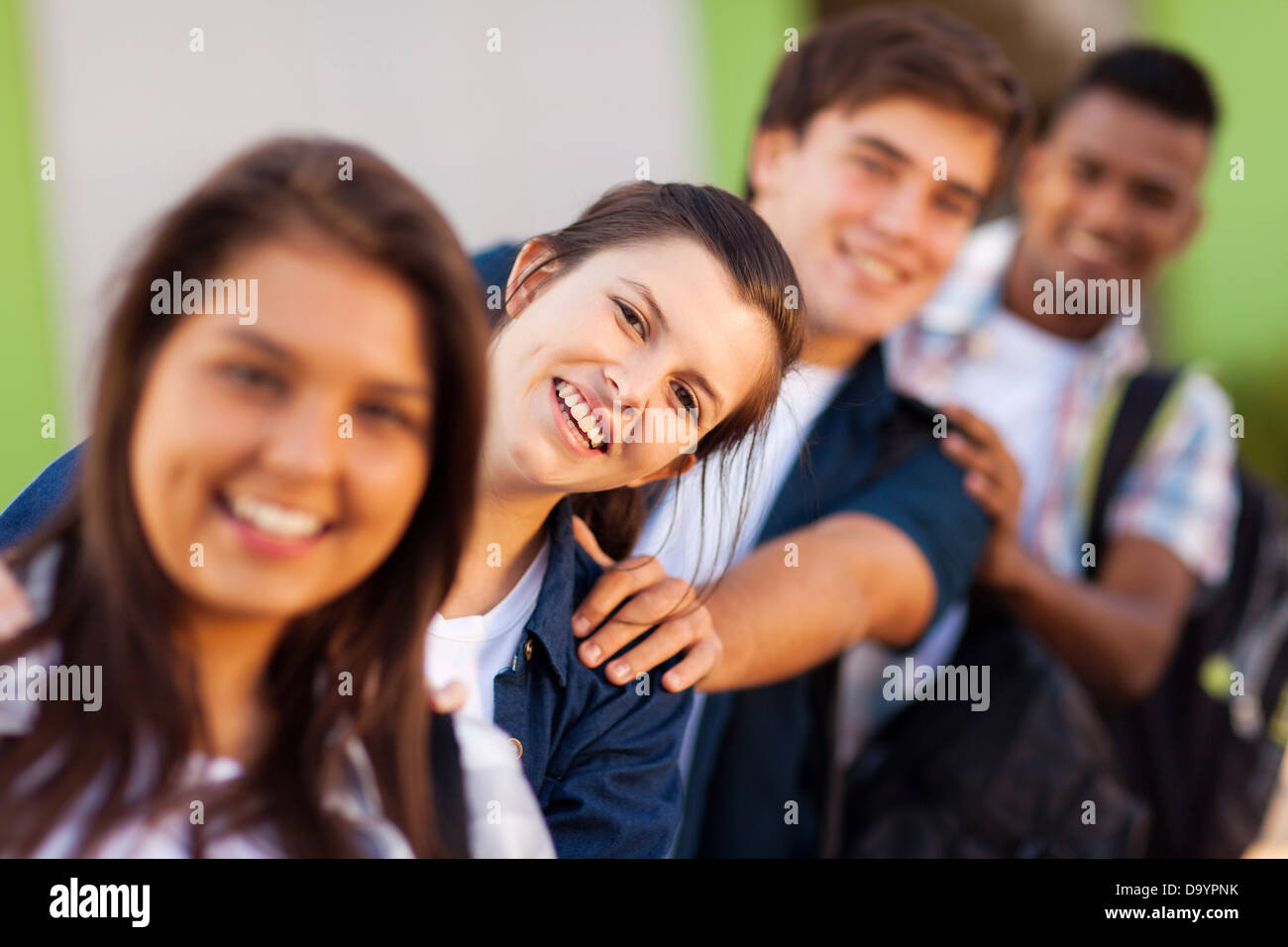 Group of high school students hi-res stock photography and images - Alamy