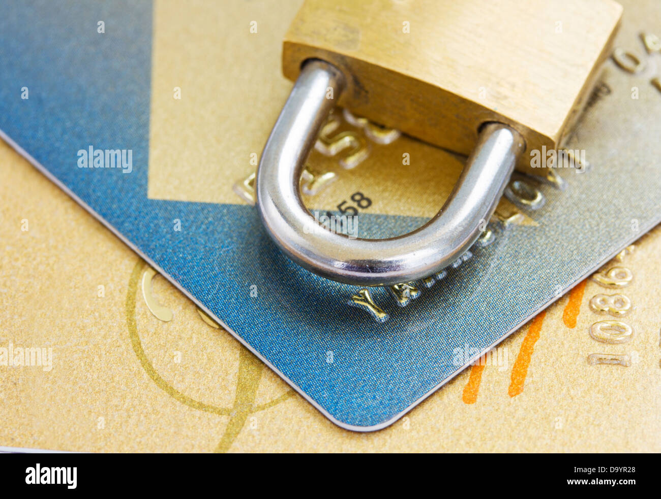 plastic cards security concept Stock Photo - Alamy