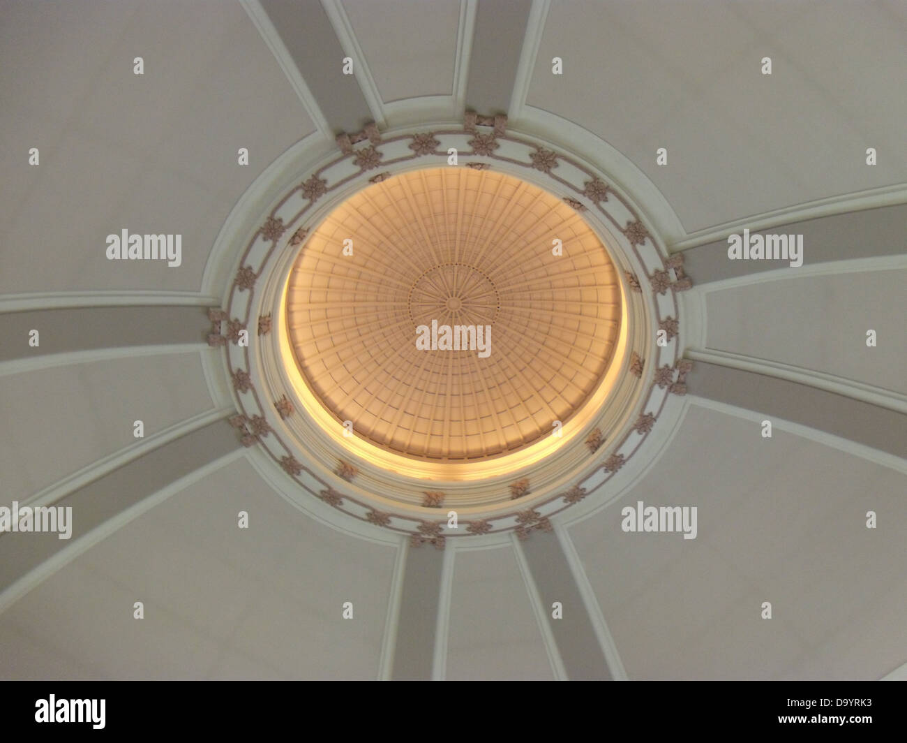 Rotunda ceiling in Union Station, Winnipeg Manitoba Stock Photo - Alamy