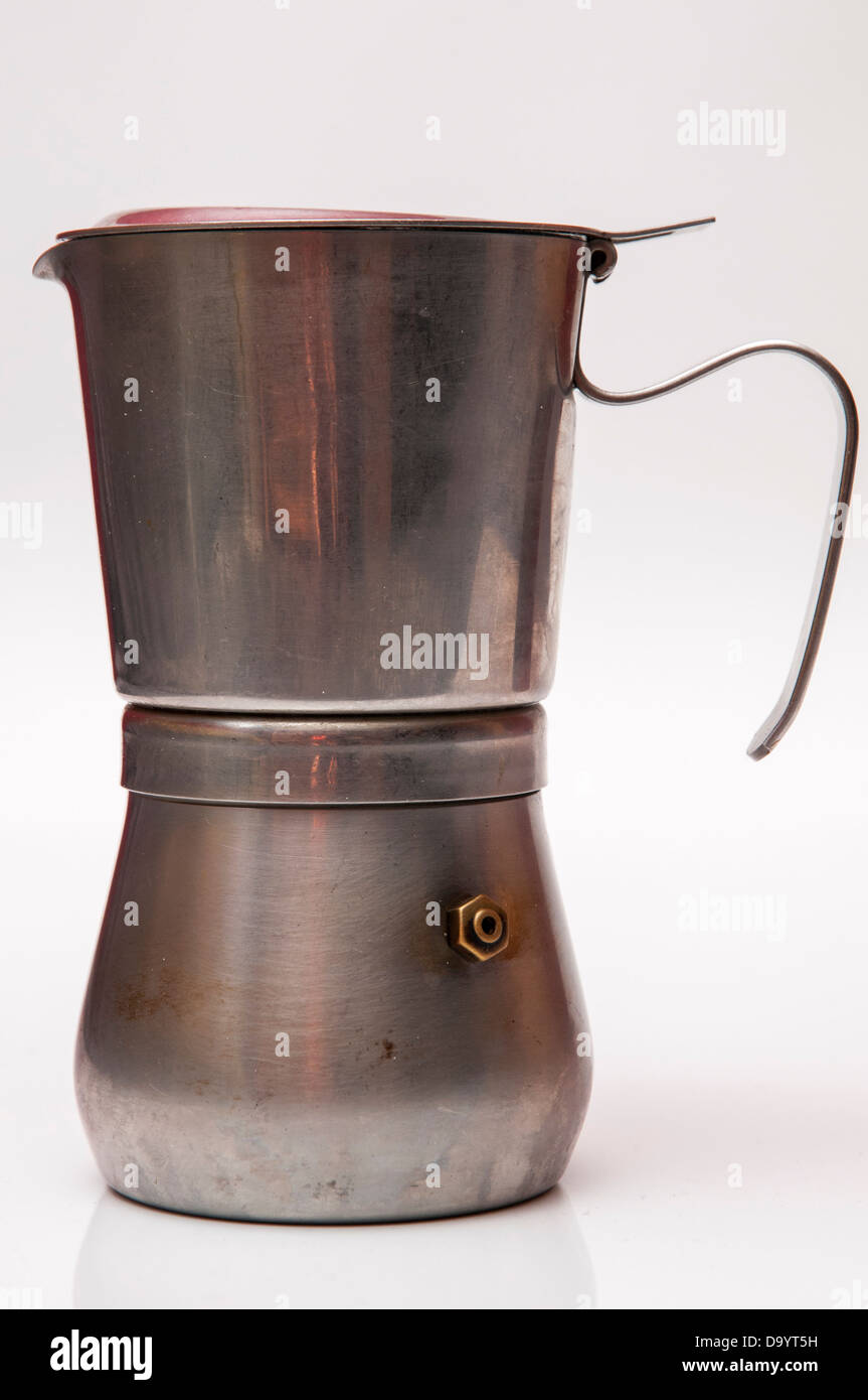 iron coffee designed to make hot coffee Stock Photo - Alamy