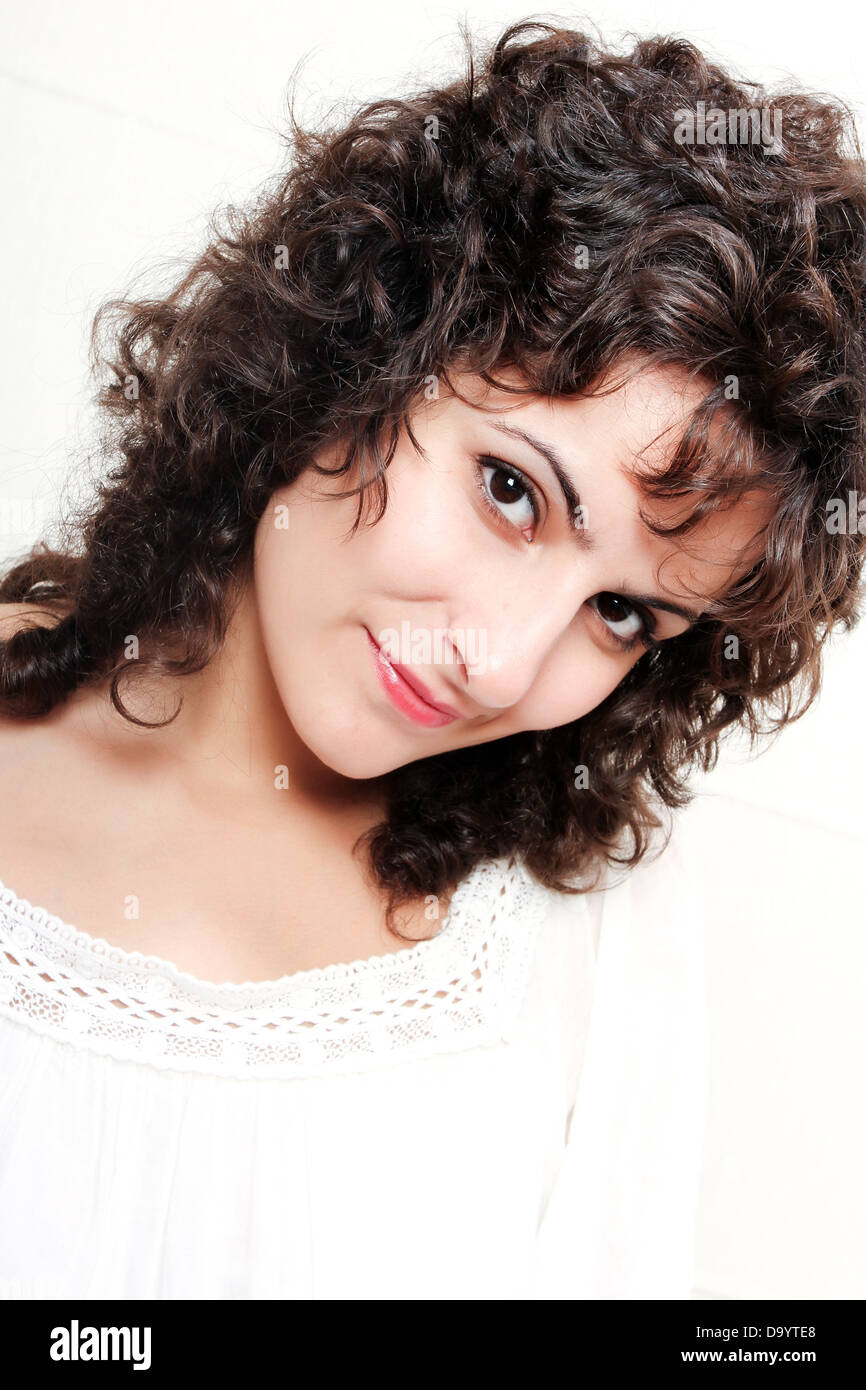 Portrait of a hispanic woman Stock Photo - Alamy