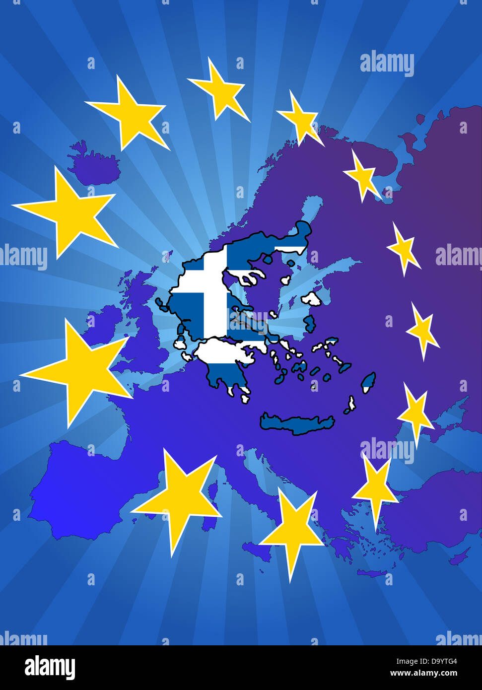 Map Of Europe Greece High Resolution Stock Photography and Images - Alamy