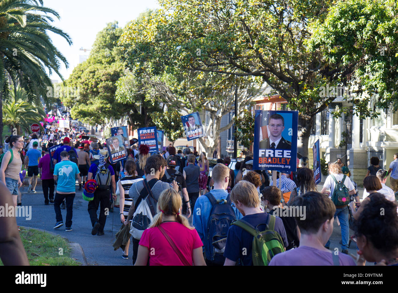 Trans march pride hi-res stock photography and images - Alamy