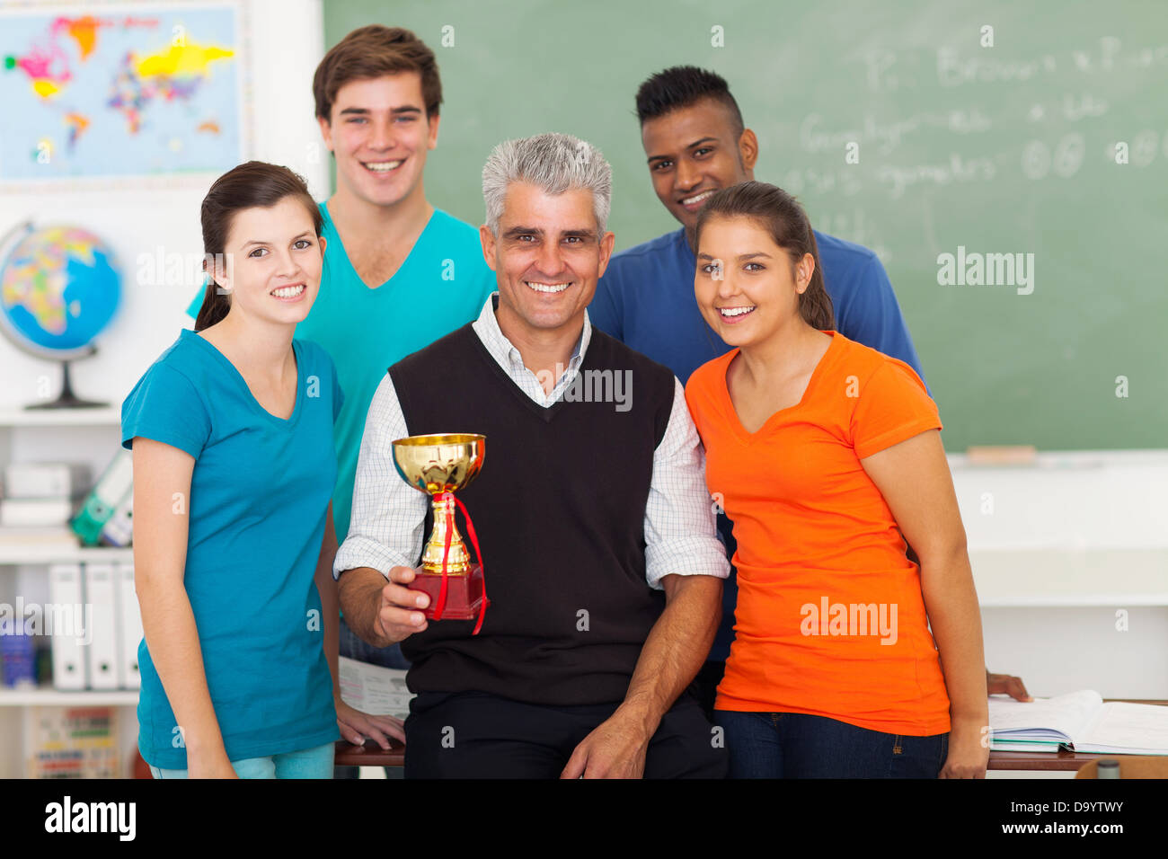 Male senior teacher hi-res stock photography and images - Alamy