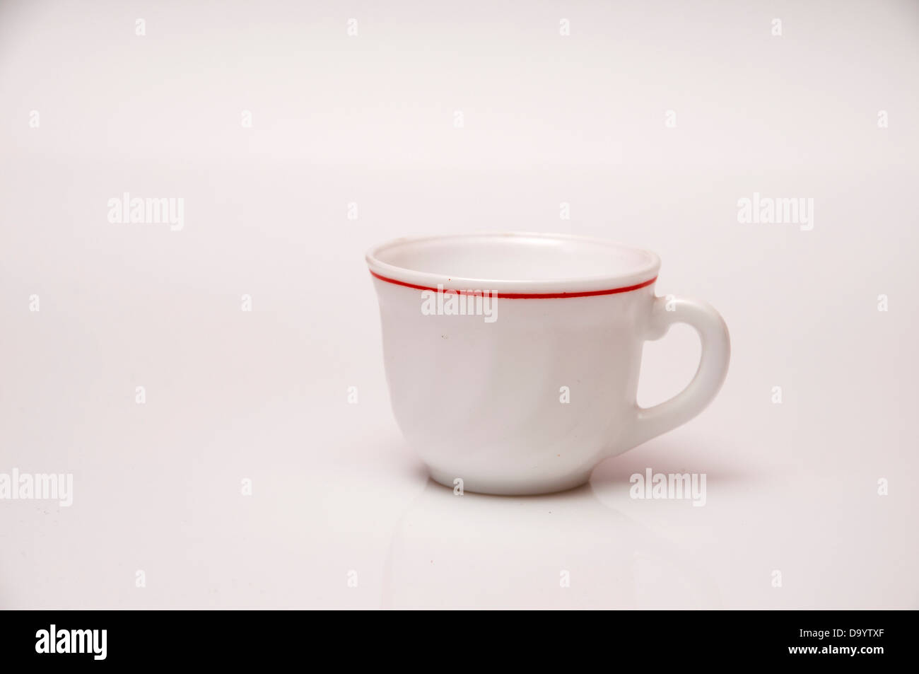 white color cup hot coffee at home Stock Photo - Alamy