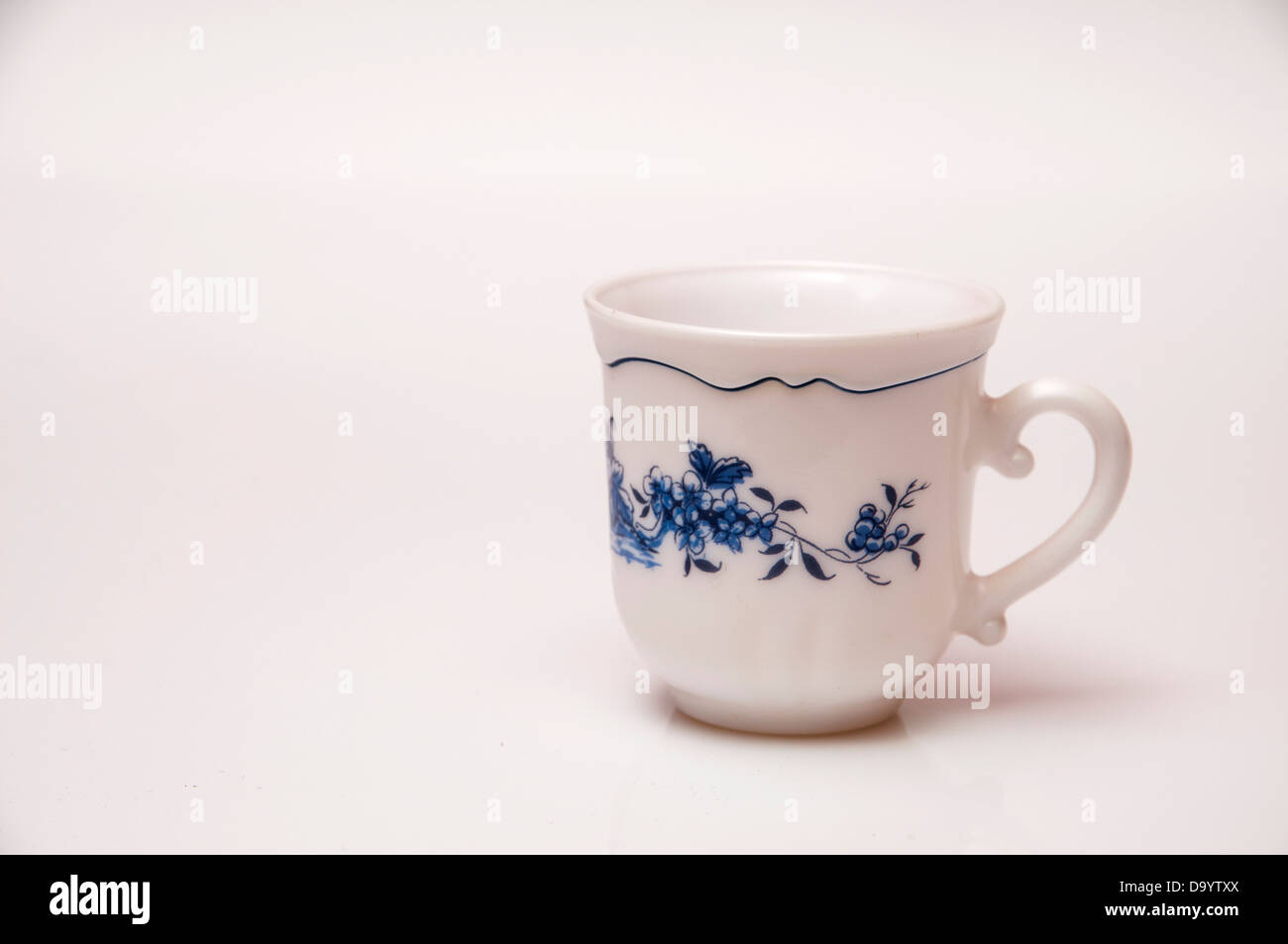 white color cup hot coffee at home Stock Photo - Alamy