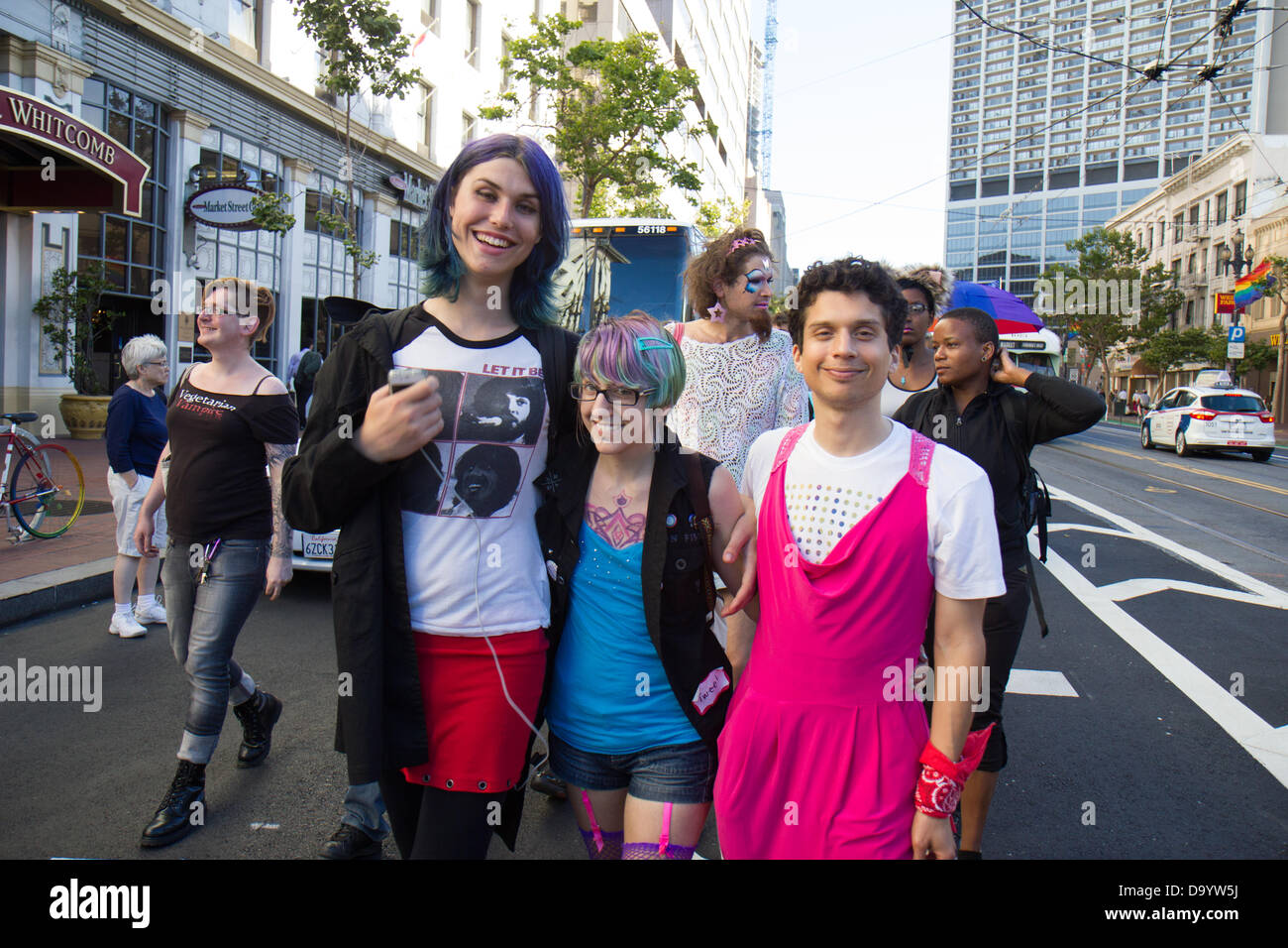 Trans march pride hi-res stock photography and images - Alamy