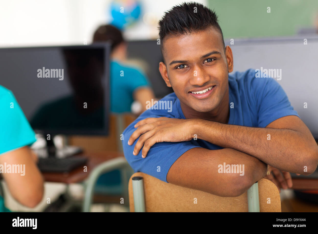 Handsome male indian college student hi-res stock photography and ...