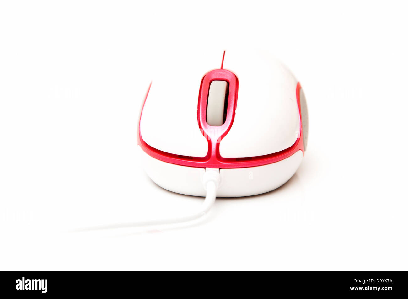 Computer mouse on a white background Stock Photo - Alamy