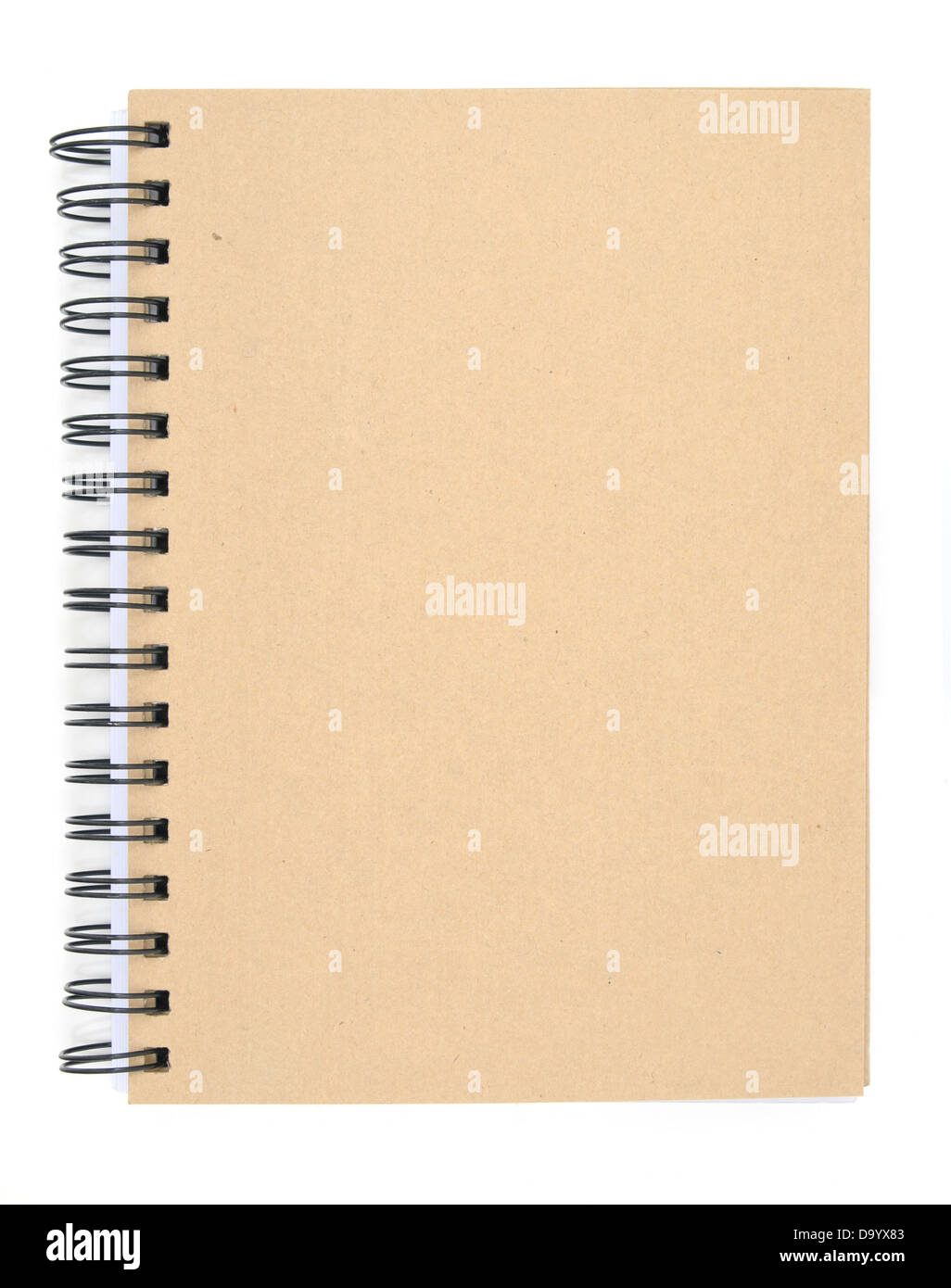 Notebook on white background Stock Photo - Alamy